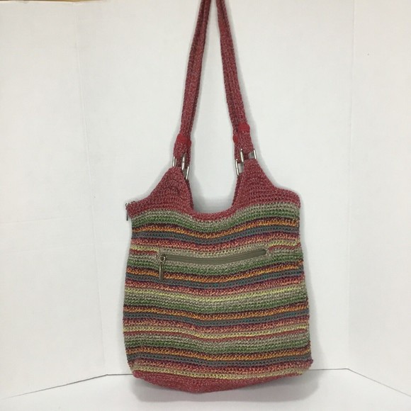 The Sak | Bags | The Sak Ladies Large Colorful Crochet Handbag Shoulder ...